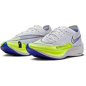 Women's ZoomX Vaporfly Next% 2 - Size 8 US - White/Black Volt Racer-Blue