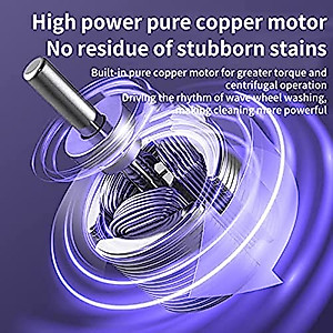 Portable Washing Machine High Capacity Mini Washer with 3 Modes Deep Cleaning Half Automatic Wash Foldable Washing Machine with Soft Spin Dry for Socks Baby Clothes Towels Delicate Items (Green)