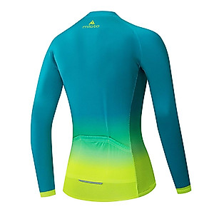 Women's Cycling Jersey Long Sleeve Bike Jacket Biking Shirt Quick Dry Breathable Mountain Bicycle Clothing