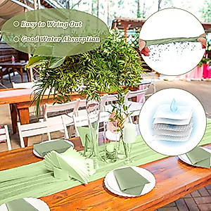 100 Pcs 2 Ply Cocktail Napkin Disposable Soft Napkins for Dinner Wedding Party Birthday Bridal Anniversary Reception, 13 x 16 Inches (Sage Green,100 Pcs)