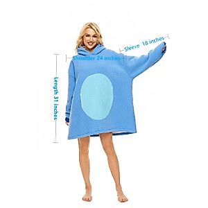 Cute Animals Blanket Onesie Hoodie Soft Warm Comfy Plush Halloween Costumes