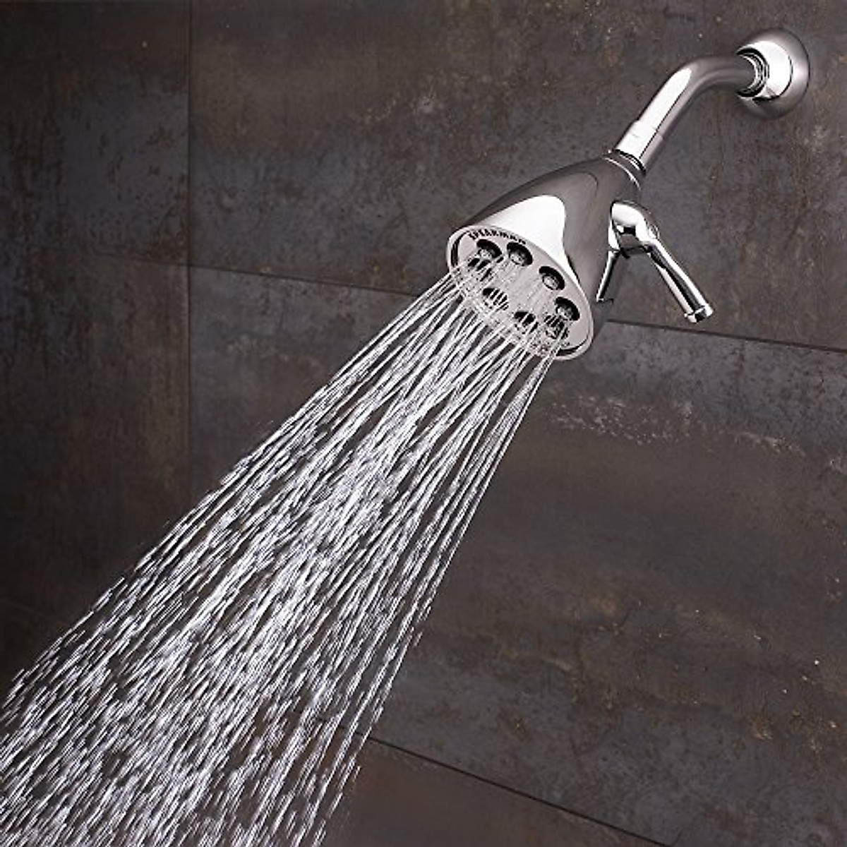 Speakman S-2251 Signature Icon Anystream Adjustable High Pressure Shower Head - 2.5 GPM Solid Brass Replacement Bathroom Showerhead, Polished Chrome