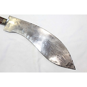 Rajasthan Gems Dagger Knife Kukri Khukuri Old Handmade Steel Blade Engraved Wood Handle D835
