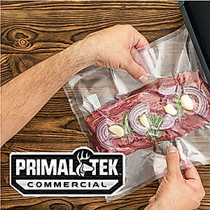 PrimalTek 12" Commercial Grade Vacuum Sealer - User Friendly for Food Savers, 26” Vacuum Pressure – Features an Auto Cooling System, Smart Heat Technology, and Vacuum Bag Positioning Guides