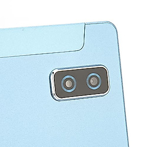 FECAMOS 5G WiFi Tablet, Octa Core CPU 128GB Expandable 10.1 Inch Tablet Dual SIM Dual Standby for Entertainment (Blue)