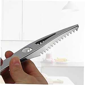 UTHCLO 4pcs Fish Scale Planer Fish Cleaning Tools Fish Scales Remover Bottle Cap Opener Stainless Spatula Fish Scale Brush Travel Bottle Opener Fish Scaler Cleaner Stainless Steel Silver