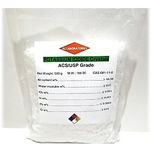 Potassium Iodide - Pure USP Crystals 500 grams 0.5 KG