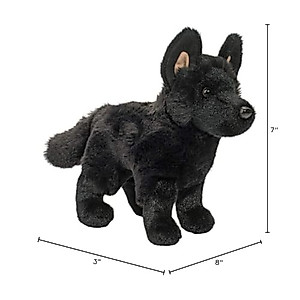 Douglas Harko Black German Shepherd Dog Plush Stuffed Animal