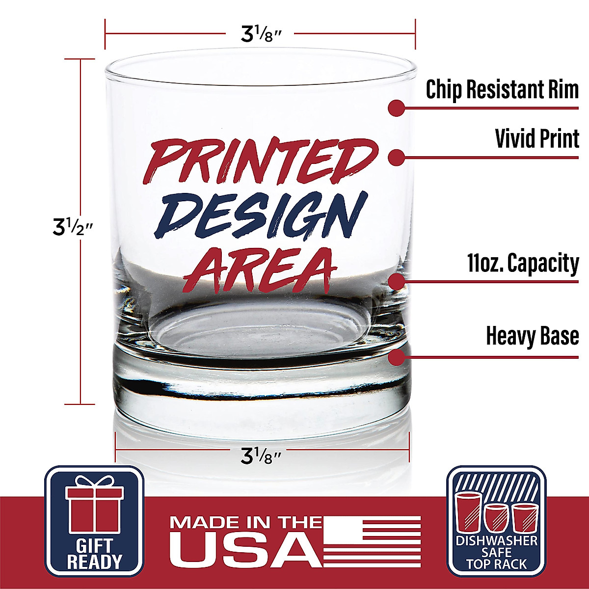 Patriot's Cave, I Need New Conspiracy Theories 11 oz Whiskey Glass Made in the USA