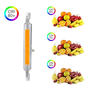 Lxcom Lighting R7s LED Bulb 118mm 20W Double Ended LED Bulbs 120V J Type R7s Floodlight 150W Halogen Bulb Replacement Daylight White 6500K Landscape Lights,2 Pack