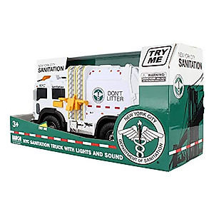 Daron NYC Sanitation Truck with Lights & Sounds 2019 New