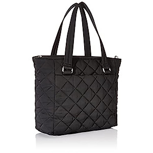 Vera Bradley Women's Performance Twill Multi-Strap Shoulder Satchel Purse, Black, One Size