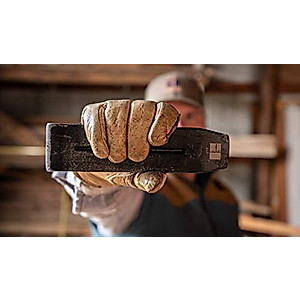 Hooyman Splitting Wedge 5 Pound Log Splitter Tool with Heavy Duty Construction, and Durable High Strength Steel for Tree Felling, Wood Chopping, Land Management, Gardening, Camping, and Outdoors