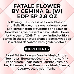 FATALE FLOWER by Gemina B. (W) EDP SP 2.8 OZ