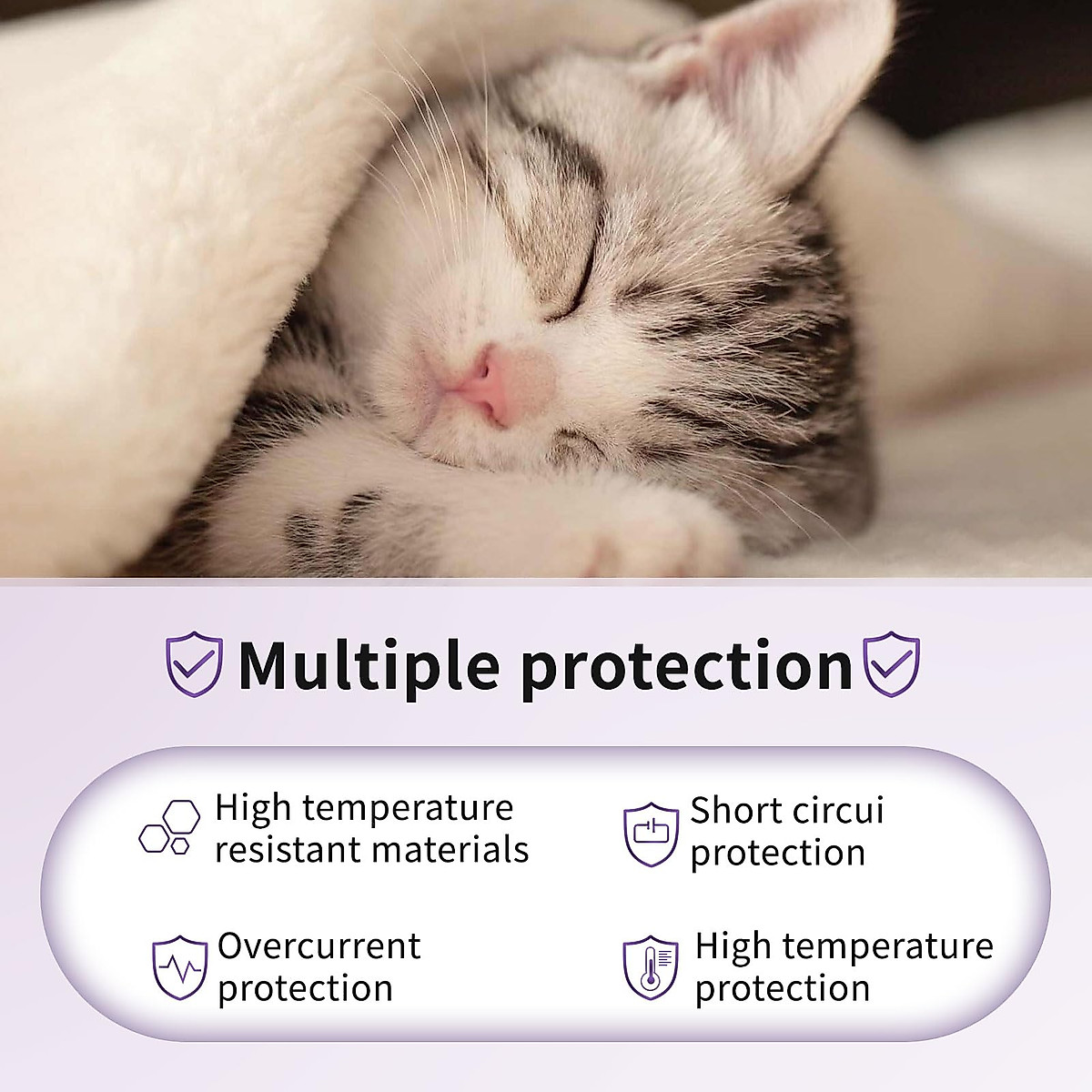 Cat Calming Diffuser Plug-in, Pheremones Calming Diffuser for Cats and Dog Multicat Diffuser Starter Kit Compatible with Cat Calming Spray, ONLY Diffuser Head