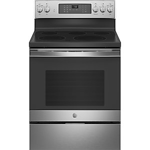 GE JB735SPSS 5.3 Cu. Ft. Freestanding Electric Convection Range with Hot Air Frying