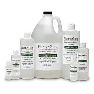 Vegetable Glycerin and Propylene Glycol 4 oz. Each Food Grade USP Kosher 99.9% Pure