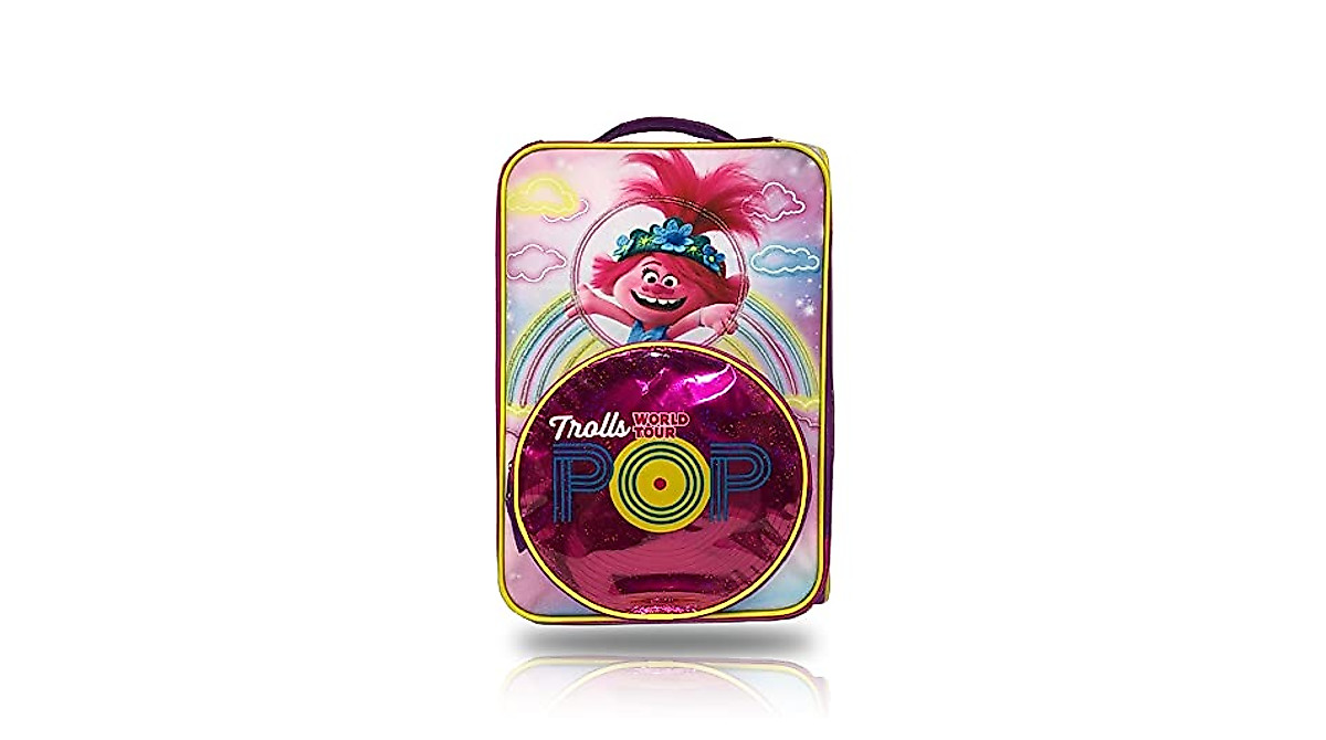 Trolls World Tour 18" Rolling Luggage - Fun & Colorful