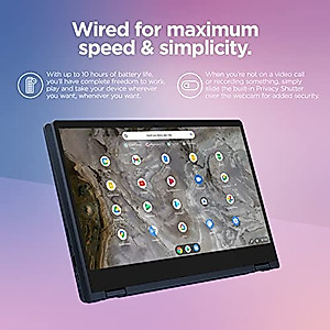 Lenovo - 2022 - IdeaPad Flex 5i - 2-in-1 Chromebook Laptop Computer - Intel Core i3-1115G4-13.3" FHD Touch Display - 8GB Memory - 256GB Storage - Chrome OS