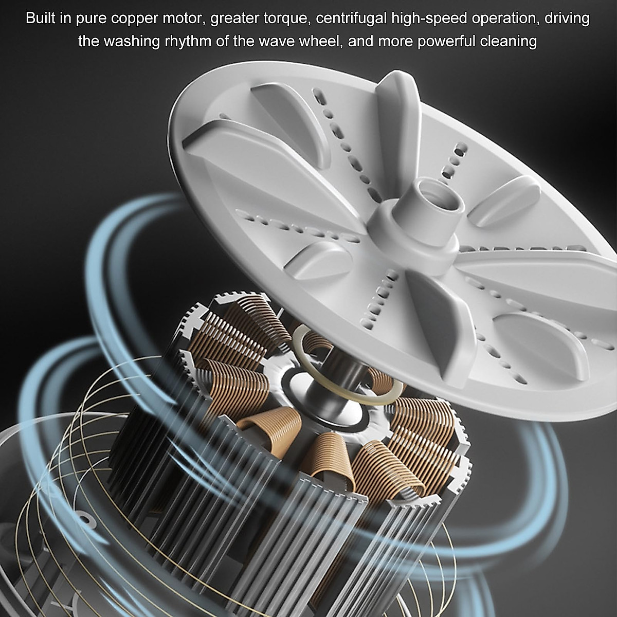 Portable Washing Machine Mini Washing Machine Portable Washer Mini Washer Travel Washing Machine USB Powered 3 Timing Modes Underwear Socks Cleaning Mini Portable Washer for Travel Business Trip Oran