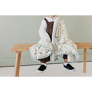 Copper Pearl Three-Layer Baby Blanket: Soft Baby Quilts for Boys and Girls | Breathable, Cozy, Toddler Blanket | Baby Quilt for Newborns | 46x46 Premium Polyester/Rayon | Rex