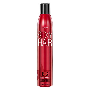 SexyHair Big Root Pump Volumizing Spray Mousse, 10 Oz | Volume with Medium Hold | Up to 72 Hour Humidity Resistance