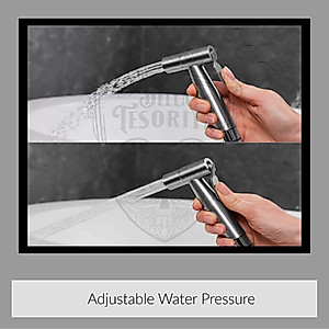 Diaper Sprayer - Cloth Diaper Sprayer for Toilet - Cloth Diaper Sprayer Set for Toilet - Easy to Install Handheld Toilet Bidet – Hand held Bidet Sprayer for Toilet Stainless Steel Set