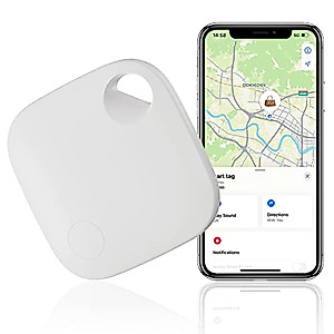 SmartTag 2022 Keys Finder and Item Locater for Luggage, Pets, Bags, Keys and More, 400 ft Range and 1 Year Replaceable Battery,iOS Coordinate Locator.