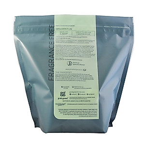 Grab Green Natural 3-in-1 Laundry Detergent Powder, Fragrance Free, 100 Loads