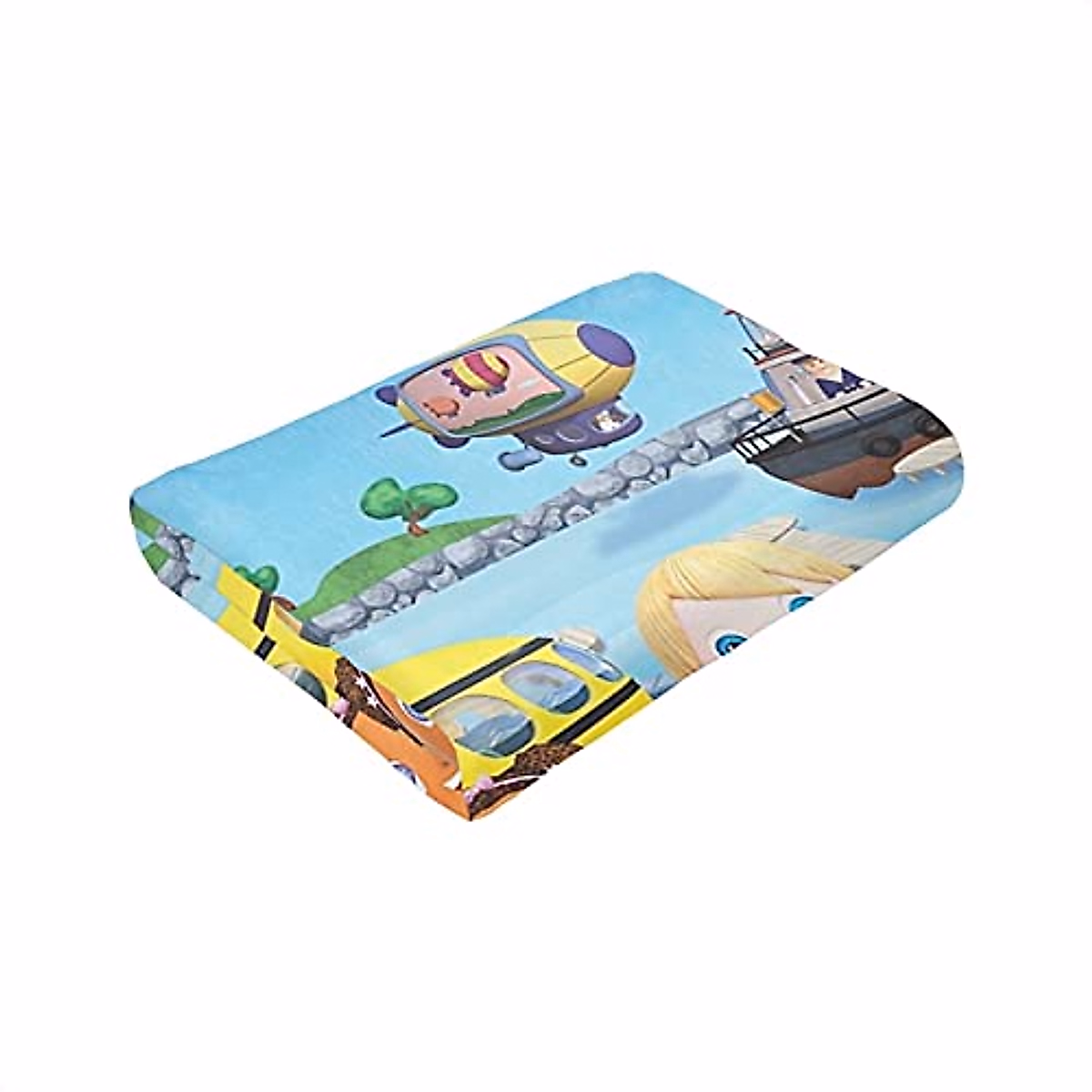 YSLPshop Higglytown Heroes Blanket Flannel Plush Anime Throw Blankets Ultra-Soft Micro Fleece Blanket Air Conditioning Blanket Quilt Home Decor Suitable for All Season Sofa Blanket 60"X50"