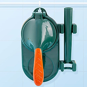 Angoily Manual Tortilla Maker Press Set with Dumpling Skin Maker Dumpling Mold Pizza Dough Pastry Presser Rotis Press Dumpling Wrapper for Home Kitchen Green, 24X7CM