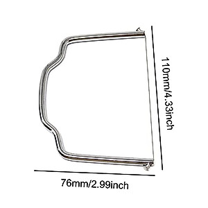 HONBAY 2PCS Stainless Steel Butter Cheese Wire Cutters Slicers Knives for Kitchen (perfect for soft cheese)
