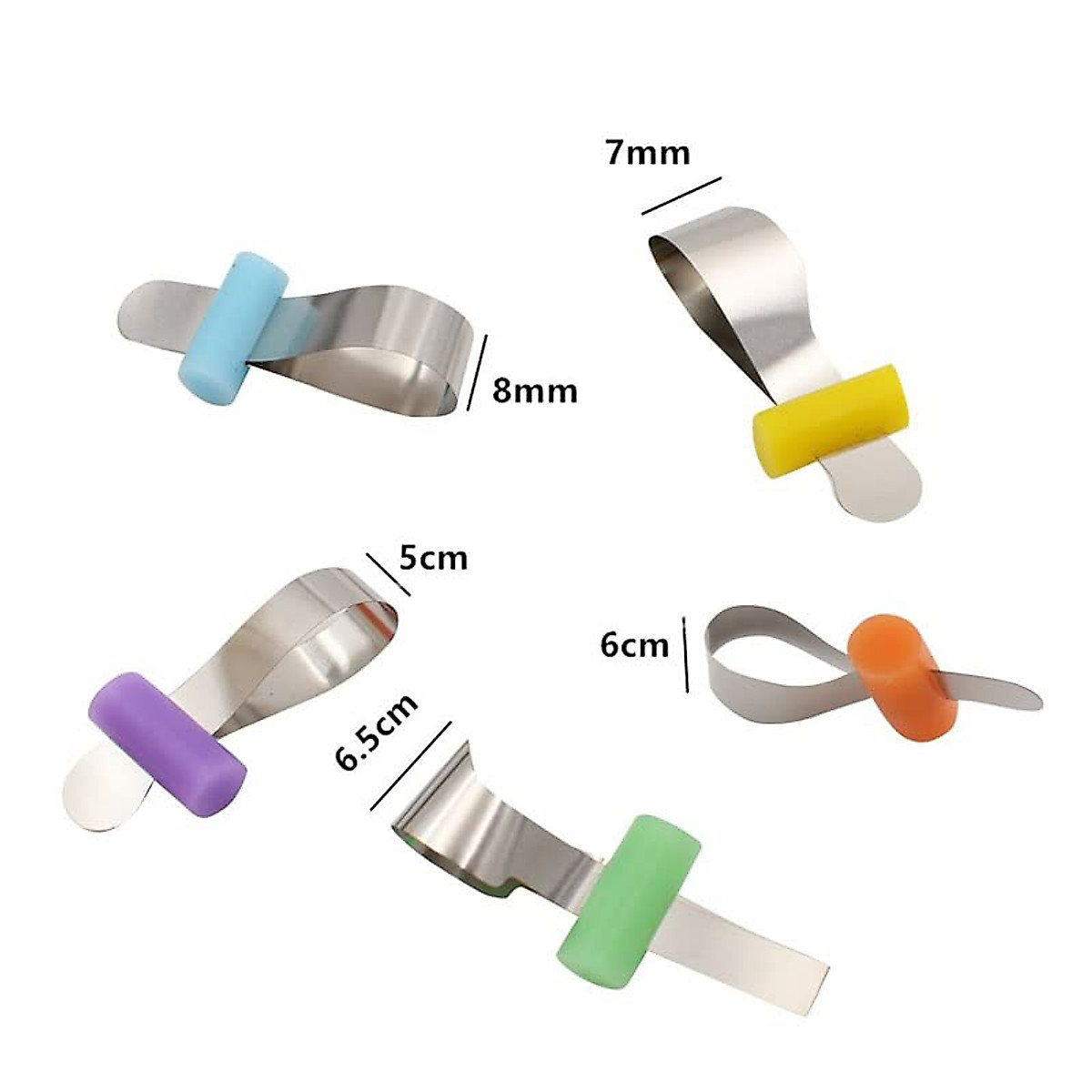 TEPTOARCH Lab Forming Sheet 50pcs/Box Orthodontic Sectional Contoured Metal Matrice Polyester Dentist Material for Adult/Child