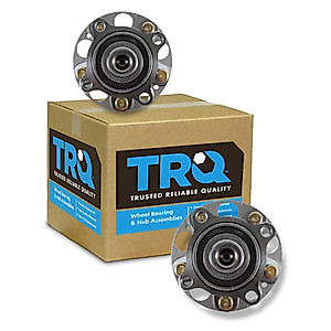 TRQ Rear Wheel Bearing Hub Assembly Pair Set Of 2 For Acura TSX Honda Accord