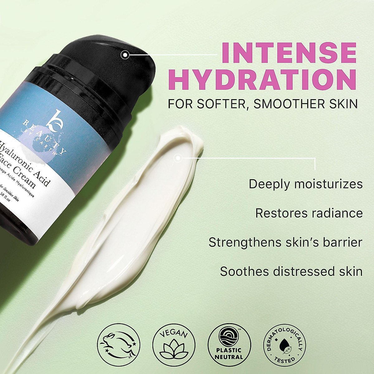 Hyaluronic Acid Night Cream - Best Face Cream for Aging Skin, Anti Aging Face Moisturizer, Wrinkle Cream for Face, Hyaluronic Acid Moisturizer Face Cream for Women, Hydrating Facial Moisturizer