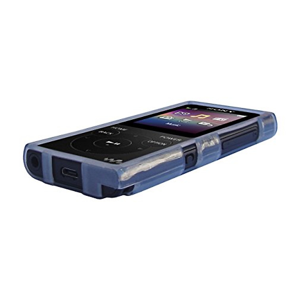 Sony Walkman NW-E393 / NW-E394 / NW-E395 MP3 Player TPU Cover - iShoppingdeals Slim Fit, Anti-Slip Protective TPU Rubber Gel Cover for Sony Walkman NW-E393 / NW-E394 / NW-E395 MP3 Player - Smoke