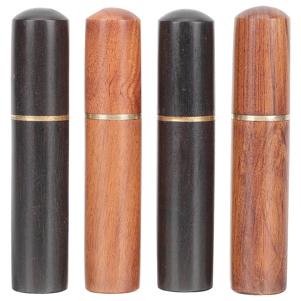 VICASKY 4Pcs Sewing Needles Holder Wood Needle Case Portable Needles Storage Case Wood Pill Bead Box Holder for Store Embroidery Needle Hand Crafts Knitting Tool Toothpick