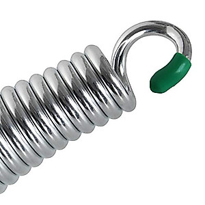 Ziqi 2PCS Porch Swing Hanging Springs 1300 Lbs Heavy Duty Hammock Hanging Chair Spring, Premium Rust Resistant Hanging Spring Kit for Hanging Chairs, Yoga, Punching Bag, Ceiling Mount Porch Swing