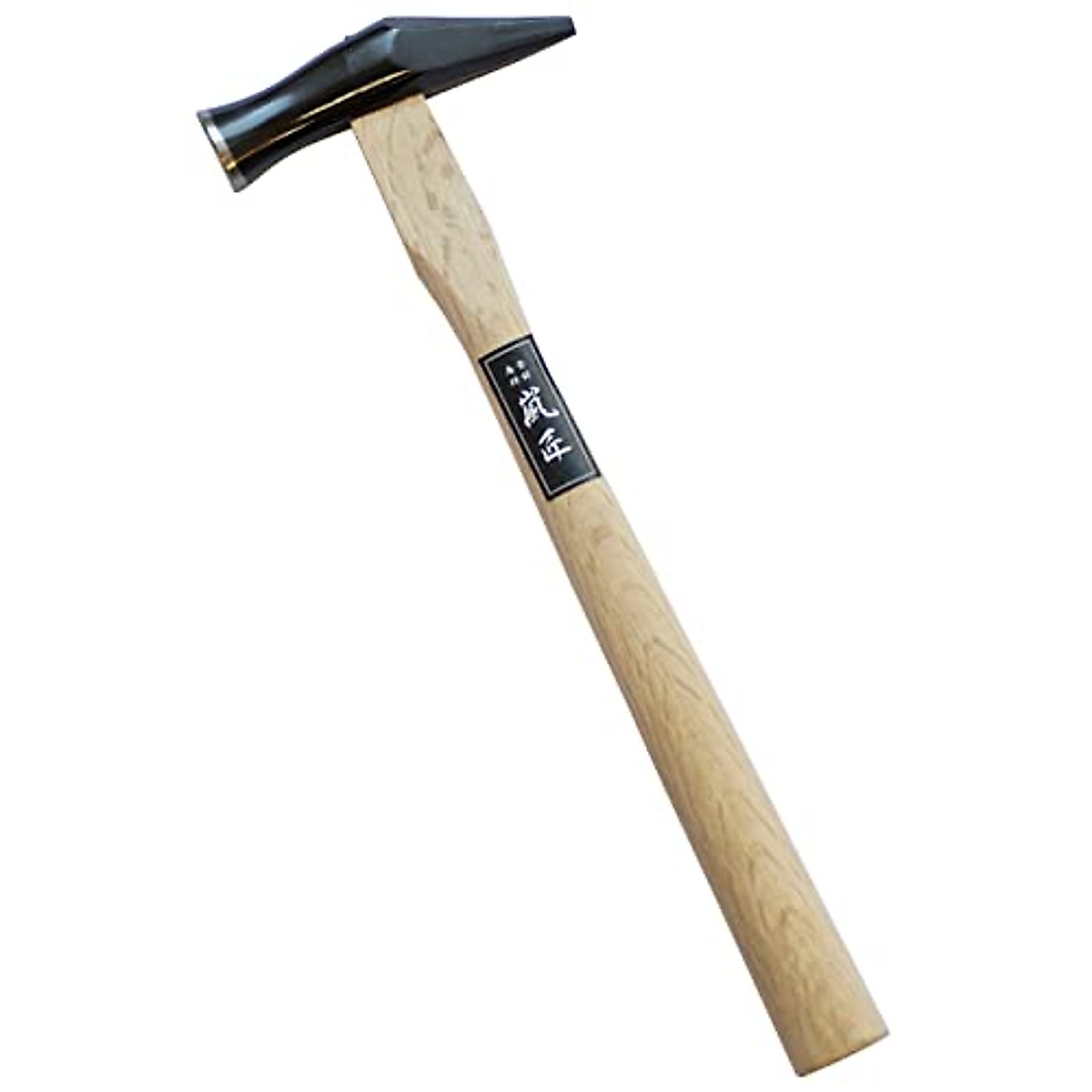 RANSHOU Japanese Carpenter Hammer with Nail Set Punch SAKIKIRI 24mm, Heavy Duty Woodworking Hammer with Nail Setter Wood Handle for Driving Nail, Made in JAPAN