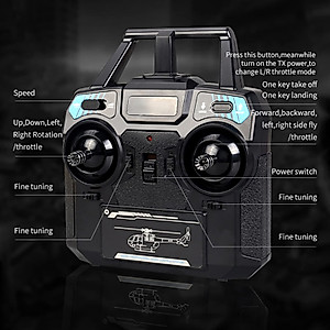 GoolRC C186 Remote Control Helicopter Remote Control Drone Single Propeller Without Ailerons 6-axis Gyro Stabilization Remote Control Airplane Altitude Hold Girls Adults 3 Batteries