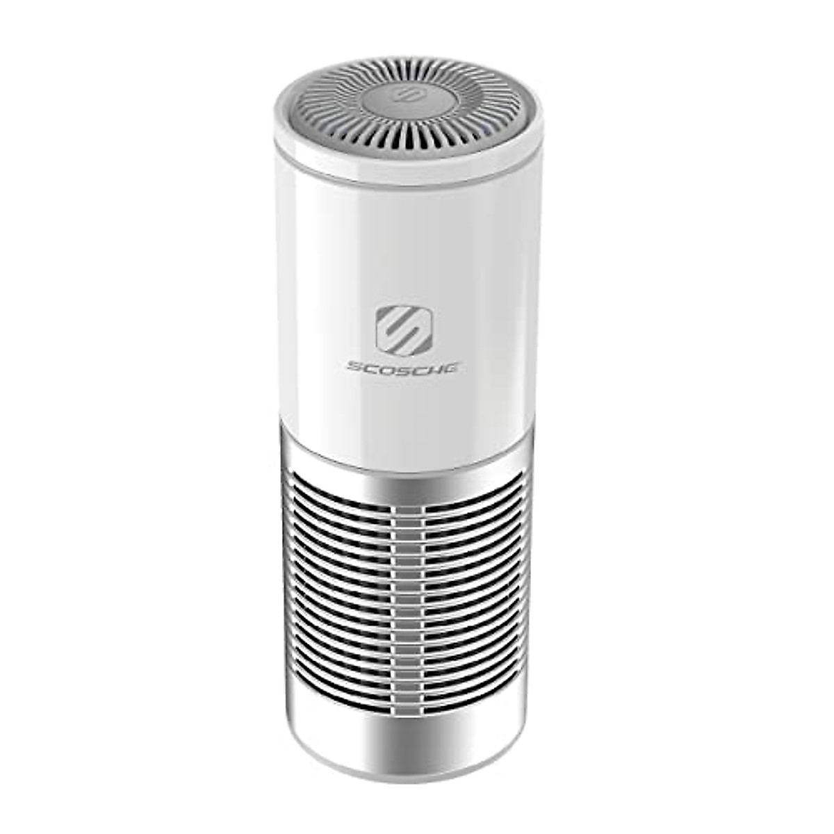 Scosche AFP2WT-SP FrescheAIR Portable HEPA Air Purifier/Deodorizer for Allergies, Pet Dander and Odors, Personal Air Freshener for Travel and Home, White