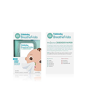 Breathefrida Vapor Wipes for Nose or Chest by Frida Baby, 30 Count (Pack of 1)