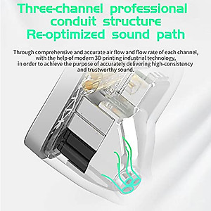 KZ AS16 Pro 8 Balance Armatures in-ear Monitor Headphones, KZ 2022 New HiFi Music Earbuds Earphones for Studio Recording, Stereo Sound Gaming Earbuds Positioning Headsets(without MIC, BLACK)