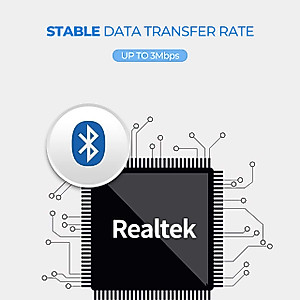 USB Bluetooth 5.0 Adapter Dongle,Wireless Bluetooth Transmitter Receiver for PC Laptop Computer Desktop Stereo Music Skype Call Keyboard Mouse Support All Windows 10/8 / 8.1/7