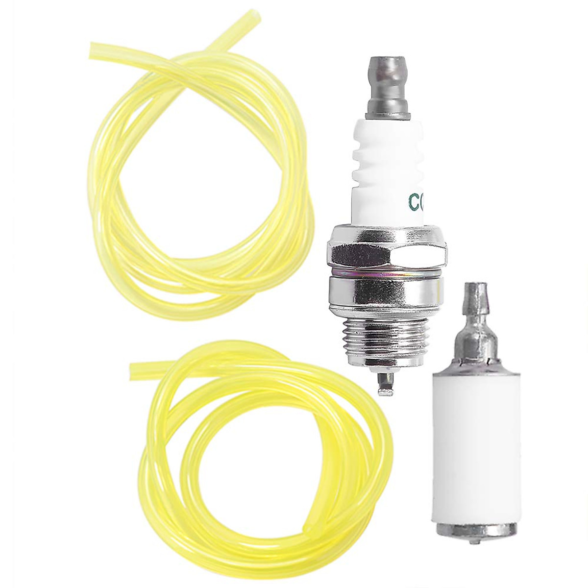 Anxingo K056704 Carburetor Primer Bulb Fuel Filter Fuel Line Spark Plug for Poulan 577135901 ZAMA C1U-W49B C1U-W49 C1U-W49A Weed Eater FX26SCE SST25CE W25CBK W25CF W25CFK W25SB W25SFK String Trimmer