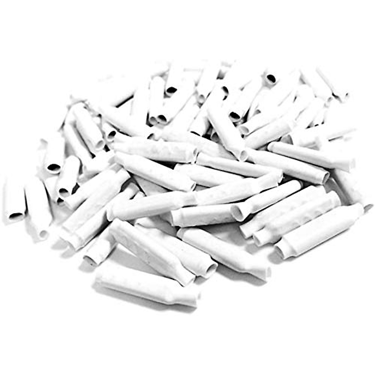 Joystick Arcade Stick Wire Connectors Splice Crimp Bean for Low Voltage, White (100Pcs)