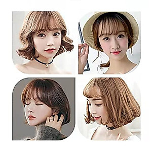 3PCS Natural Fluffy Hair Clip, Lazy DIY Styling Curling Tools, Hair Roots Self-Grip Hair Clips(Black)