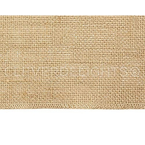 CleverDelights 24" Premium Burlap Roll - 25 Yards - Finished Edges - Tight Weave Natural Jute Burlap Fabric