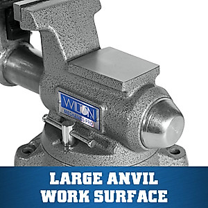 Wilton Mechanics Pro Bench Vise, 4-1/2" Jaw Width, 4" Jaw Opening, 3-1/2" Throat (Model 845M)