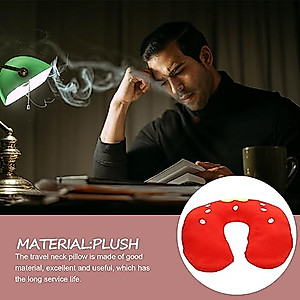 Healifty Neck Pillow Cervical Pillow Bed Pillows Office Neck Cushion Airplane Pillow Office nap Pillow Office Sleeping Neck Cushion Napping Supplies nap Supplies Plush Travel car